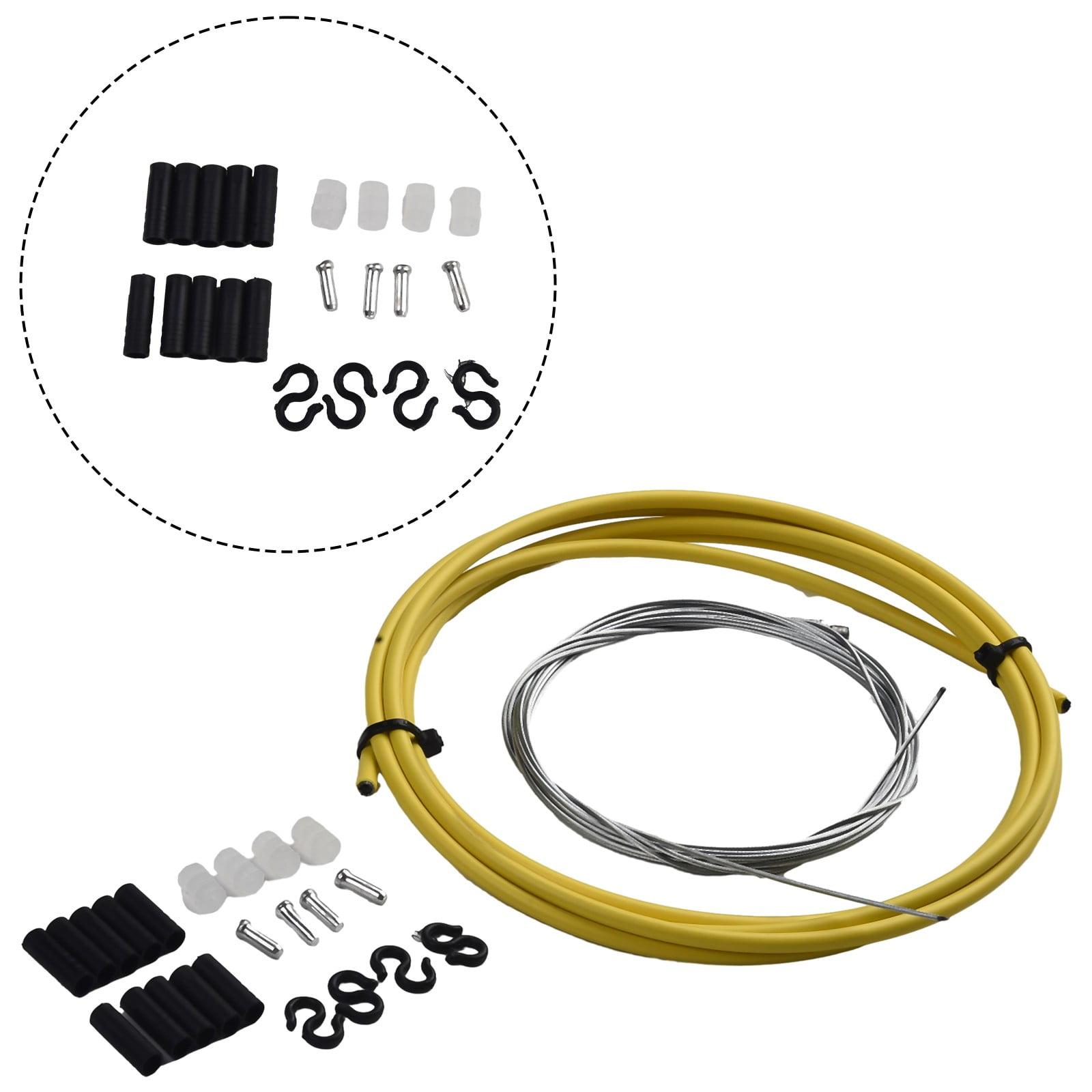 bicycle derailleur shift lever cable replacement kit with bicycle cable ...