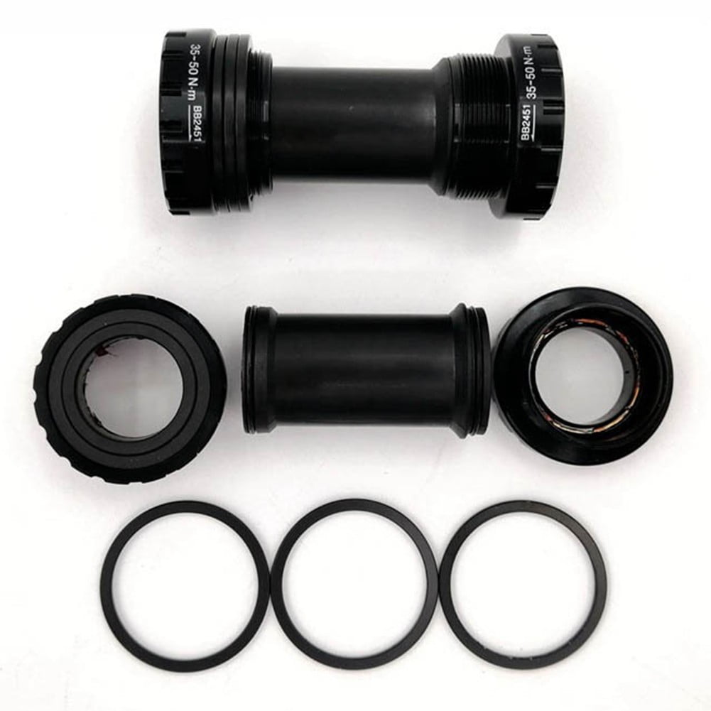 bicycle hollow shaft integrated tooth plate threaded five-way 68/73mm bearing BB - Walmart.com