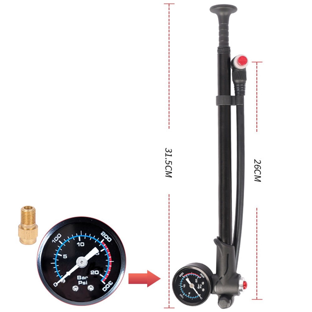 bicycle pump air pressure front fork high pressure soft tail shock ...