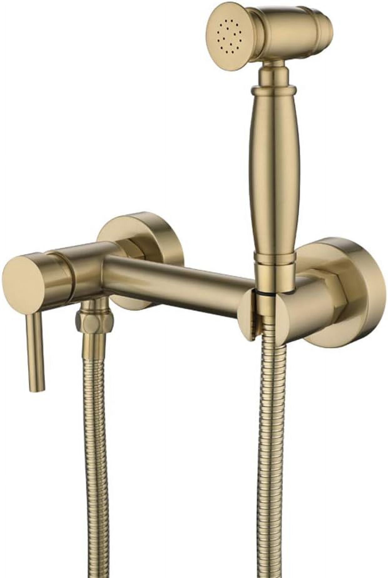 bidet Faucets HandheldSprayer for Toilet Brushed Gold Cloth Diaper ...