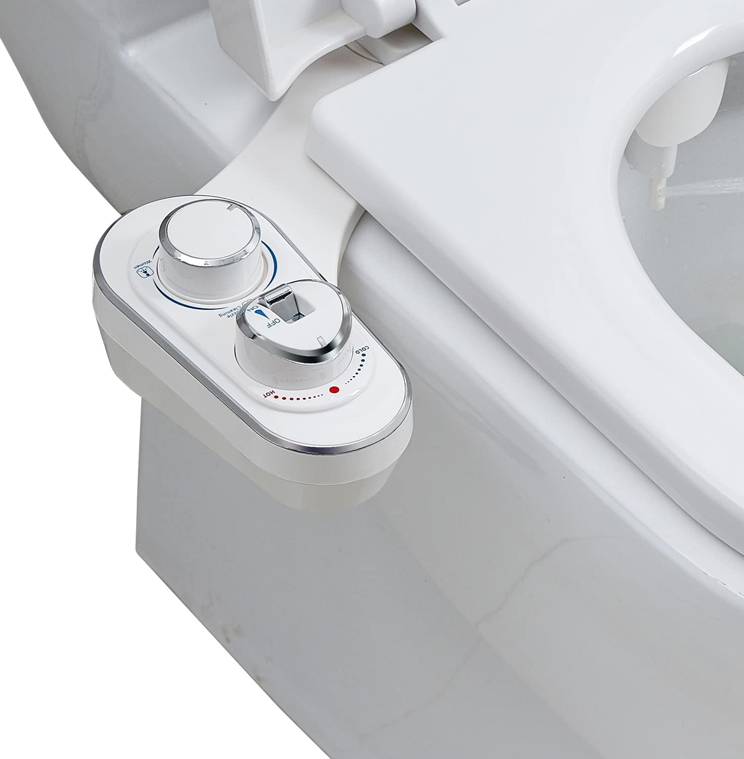 bidet, Hot and Cold Water Non-electric Bidet Attachment for Toilet ...