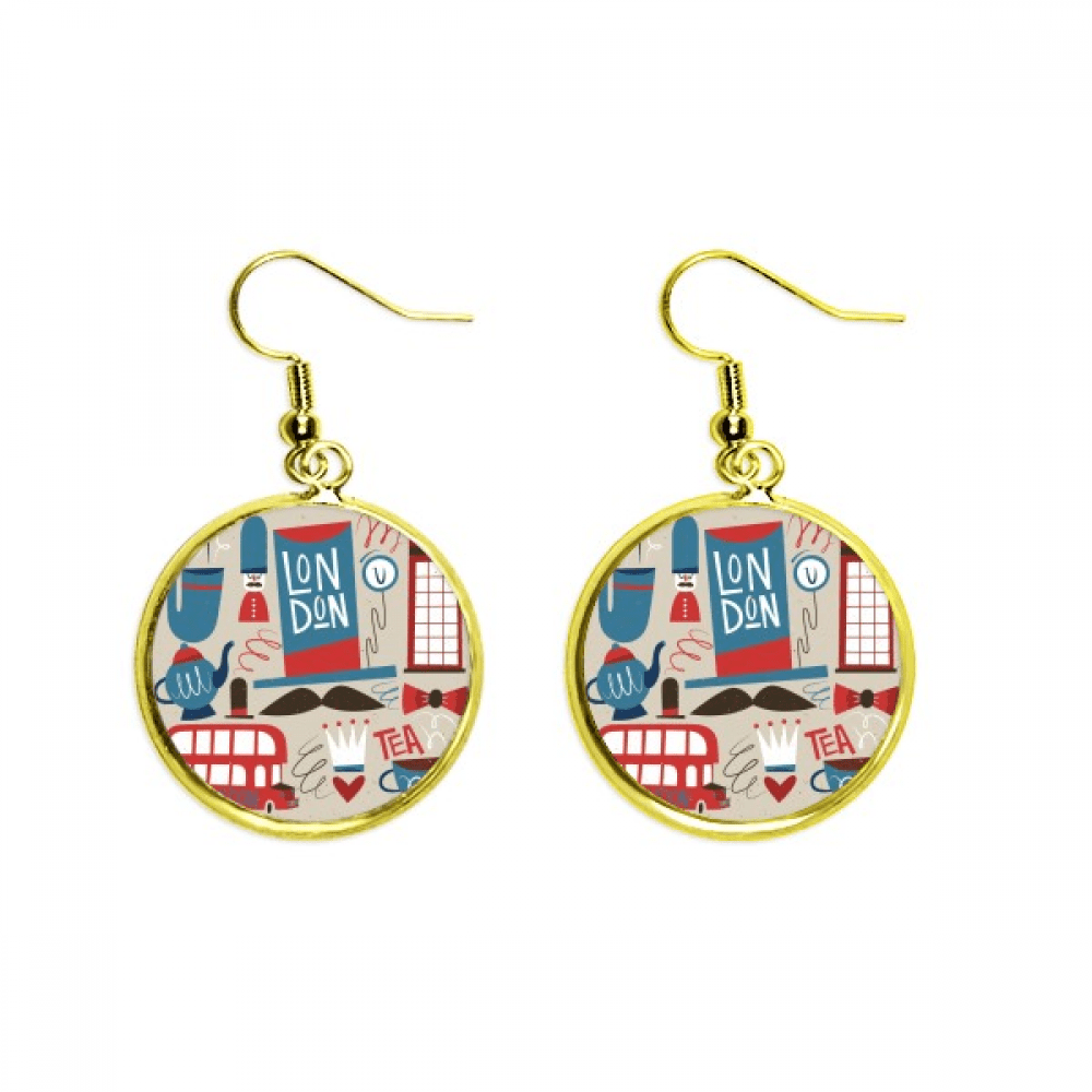 big ben british bus england flag earring dangle en drop earring jewelry ...