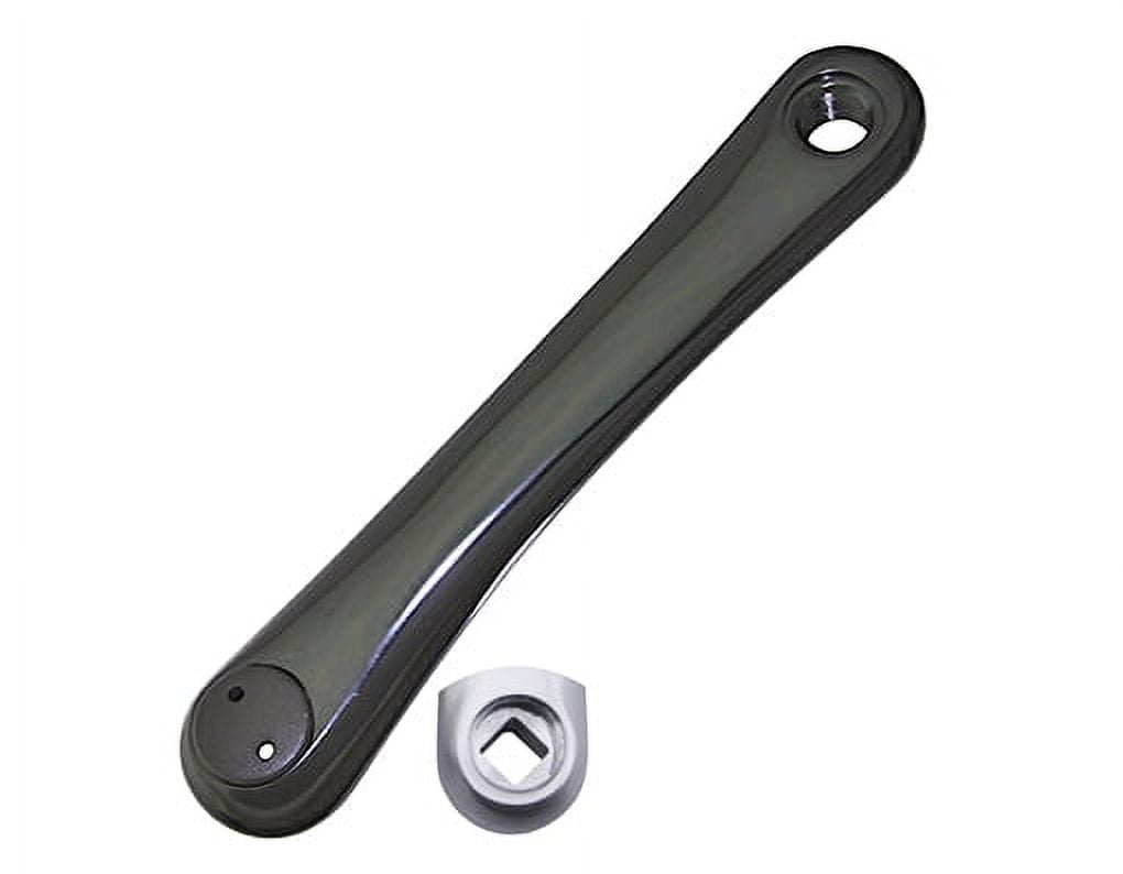 bike Alloy Left Crank Arm 165mm Square Taper Design Black. - Walmart.com