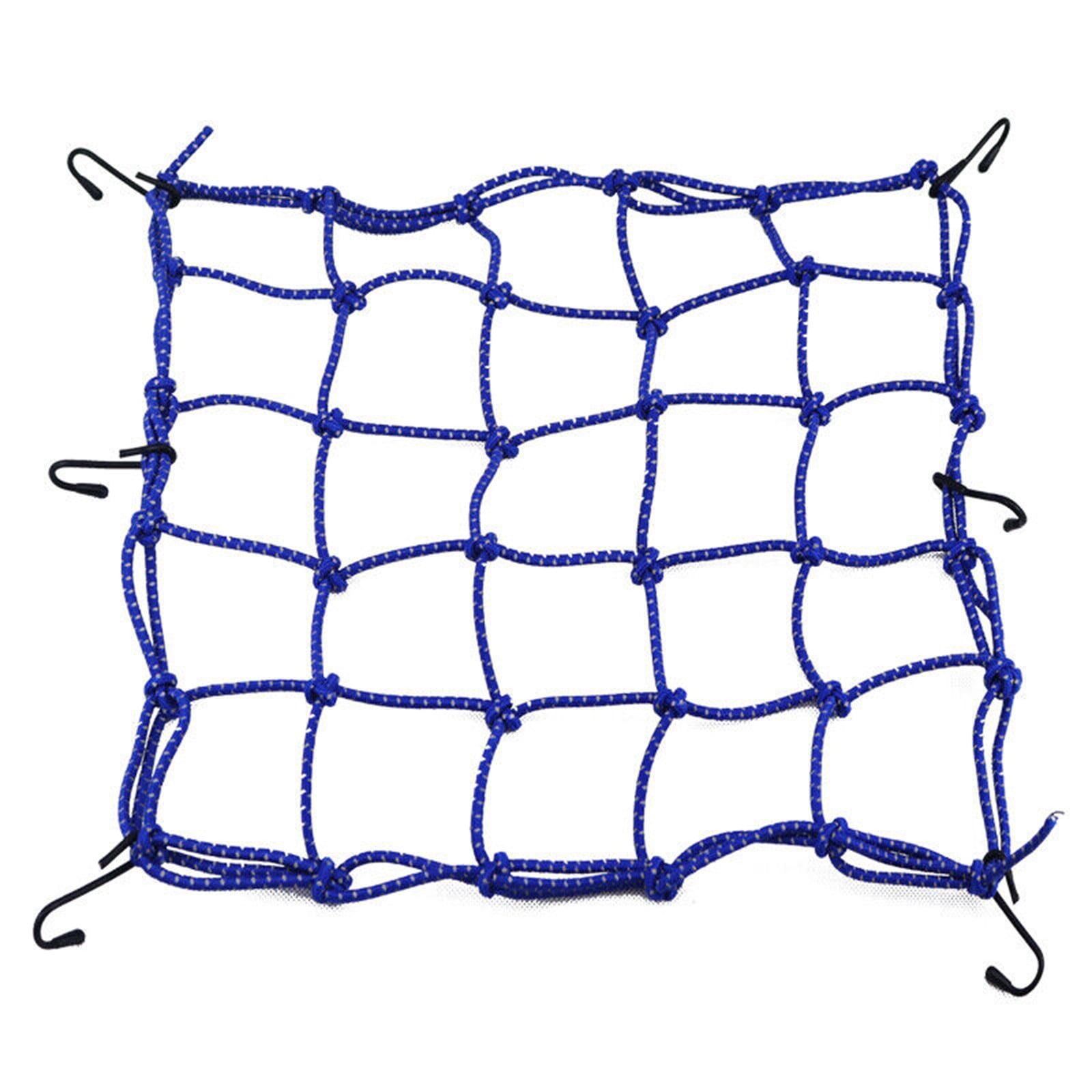 Bike Carrier Cargo Net 16 *16 Bicycle 6 Hooks Web Mesh-Luggage Helmet ...