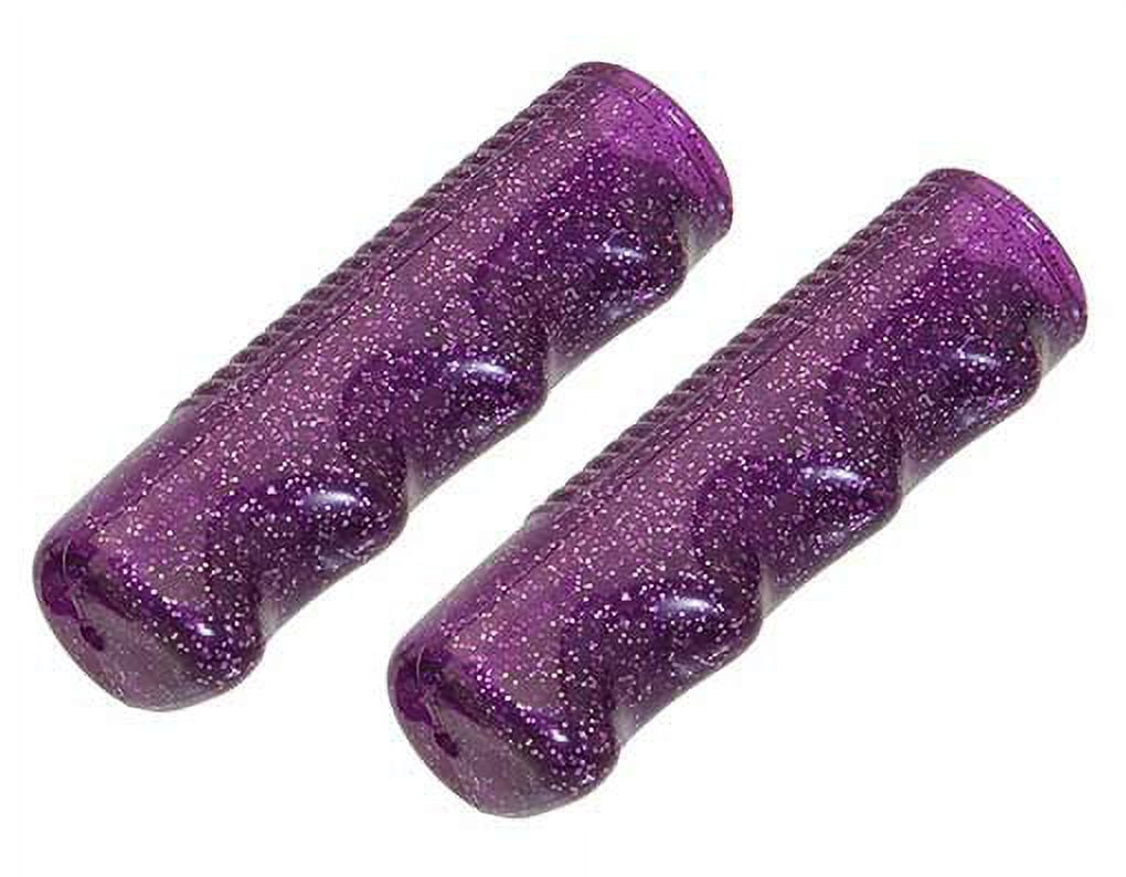 bike Lowrider Grips 7/8 long 95mm Sparkle/Purple.bicycle Grips ...