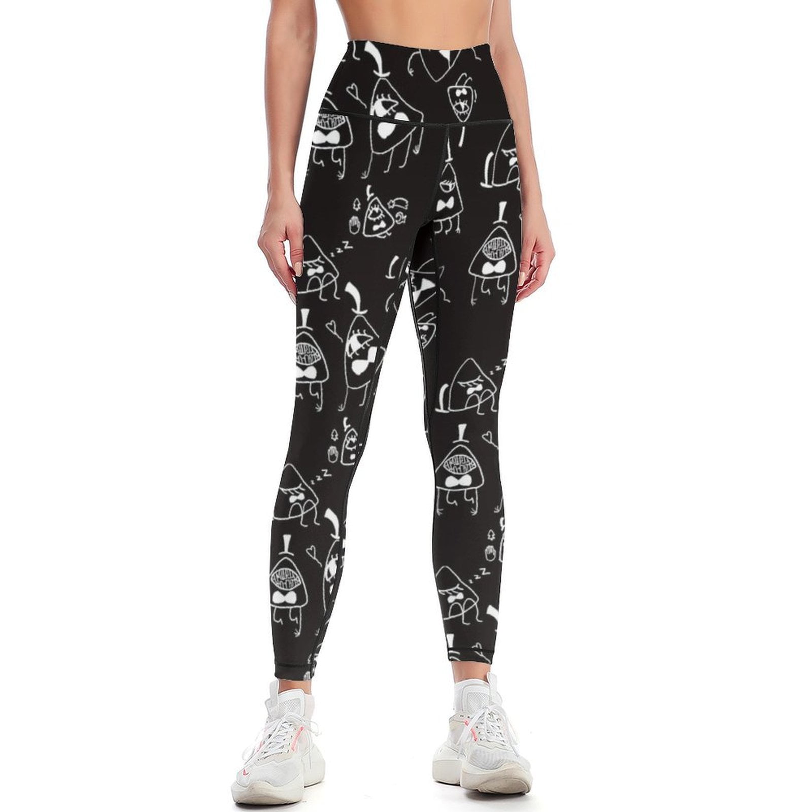 bill cipher is a dork tiles-white Leggings sport legging Women's ...