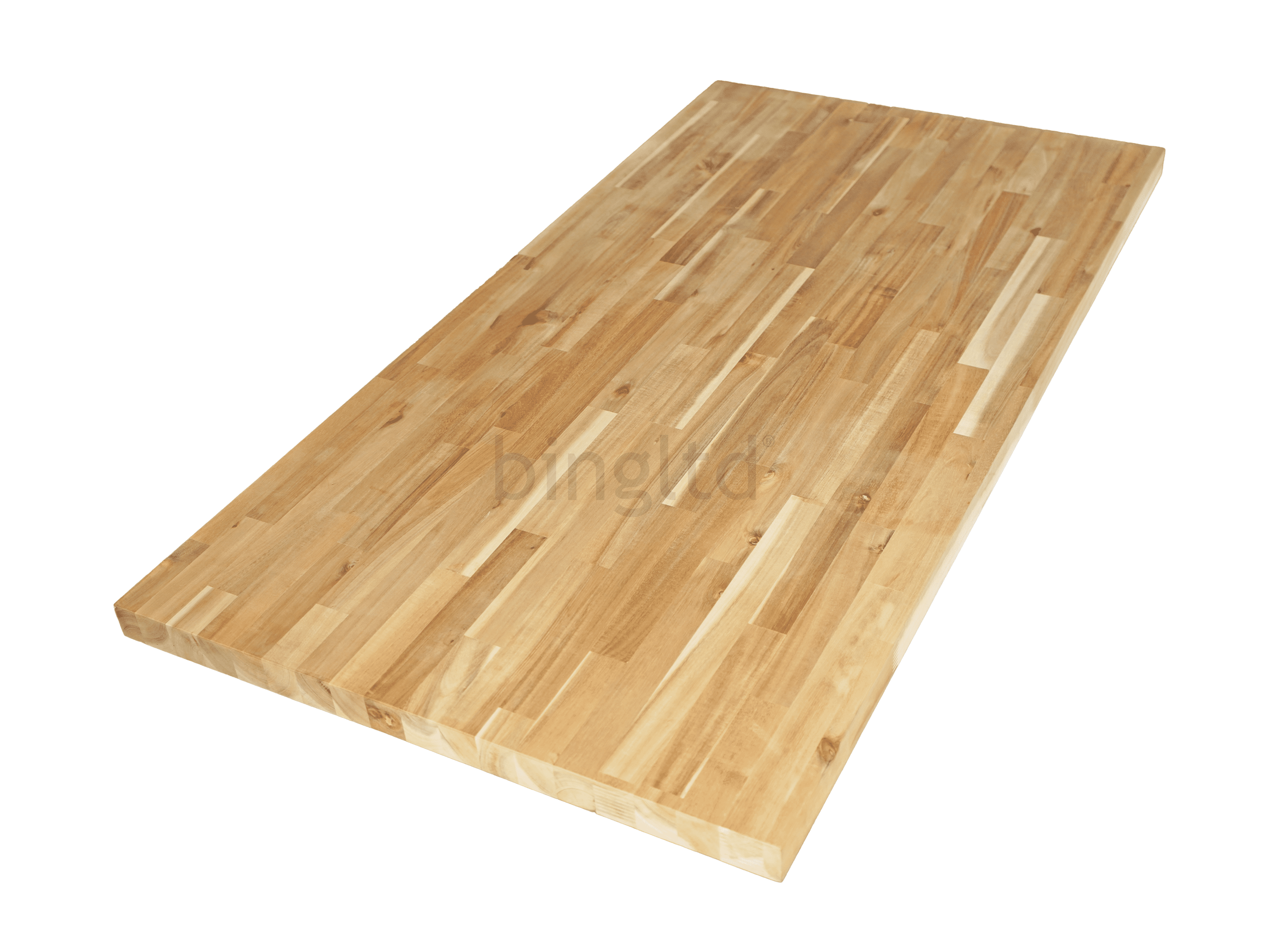 bingltd- 4 ft x 25 in x 1.5 in Unfinished Acacia Solid Wood Butcher ...