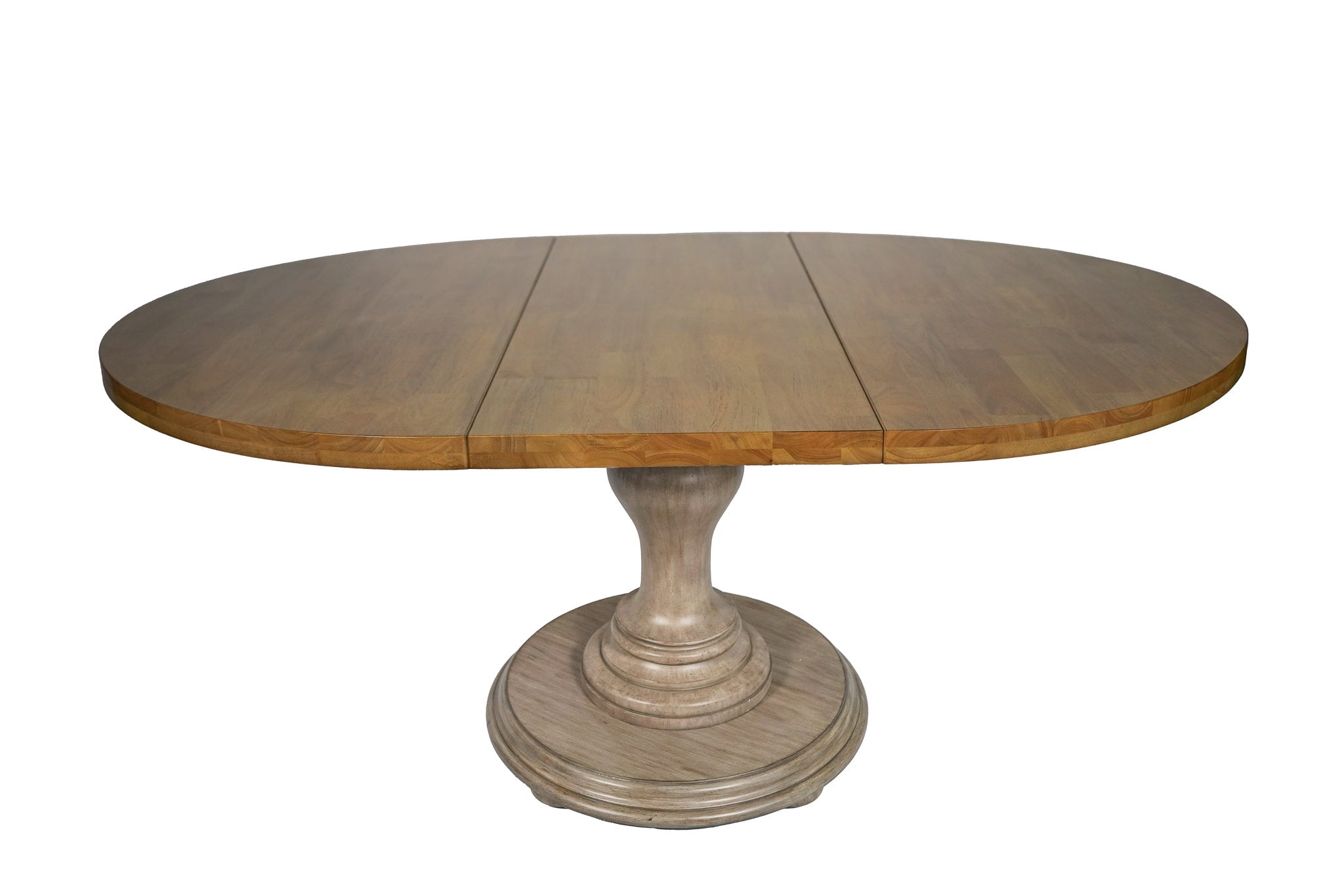 bingltd- 48" x 48" to 66" Extension 30" Tall Bradford Driftwood Dining ...