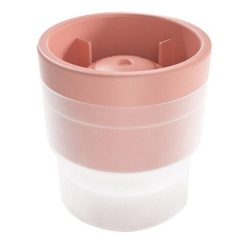 binyu 3D Silicone Round Ice Ball Mold Easy Demould Portable Ice Cube ...