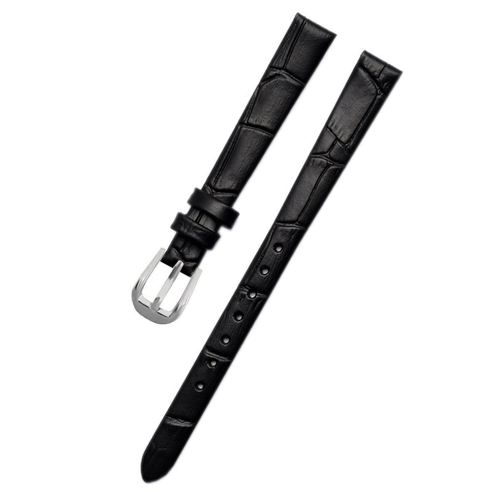 binyu Bamboo Grain Watch Band for Women 12mm Red Pin Buckle Soft Ladies ...