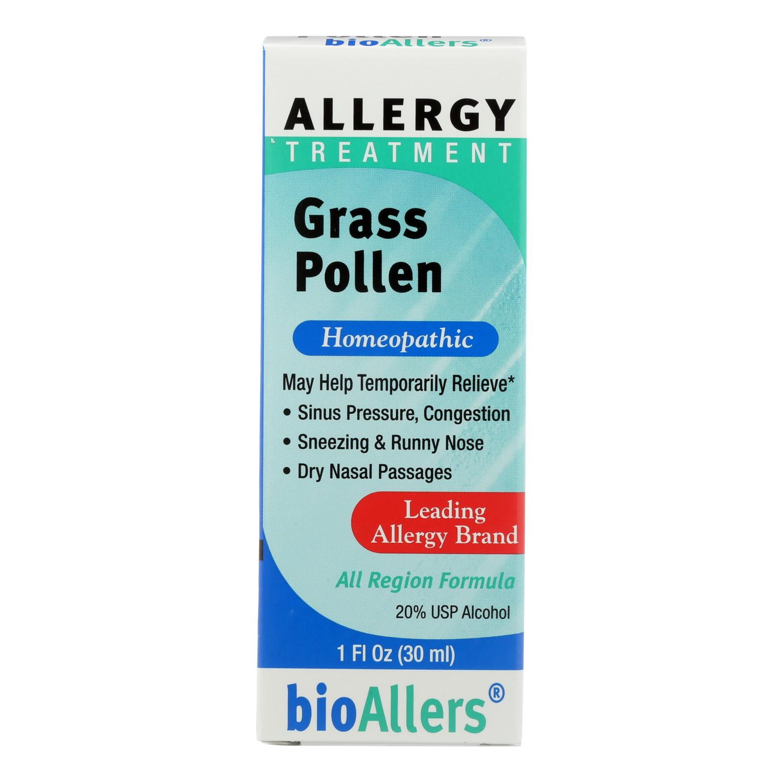 bioAllers Allergy Relief, Liquid, Grass Pollen, 1 Oz - Walmart.com