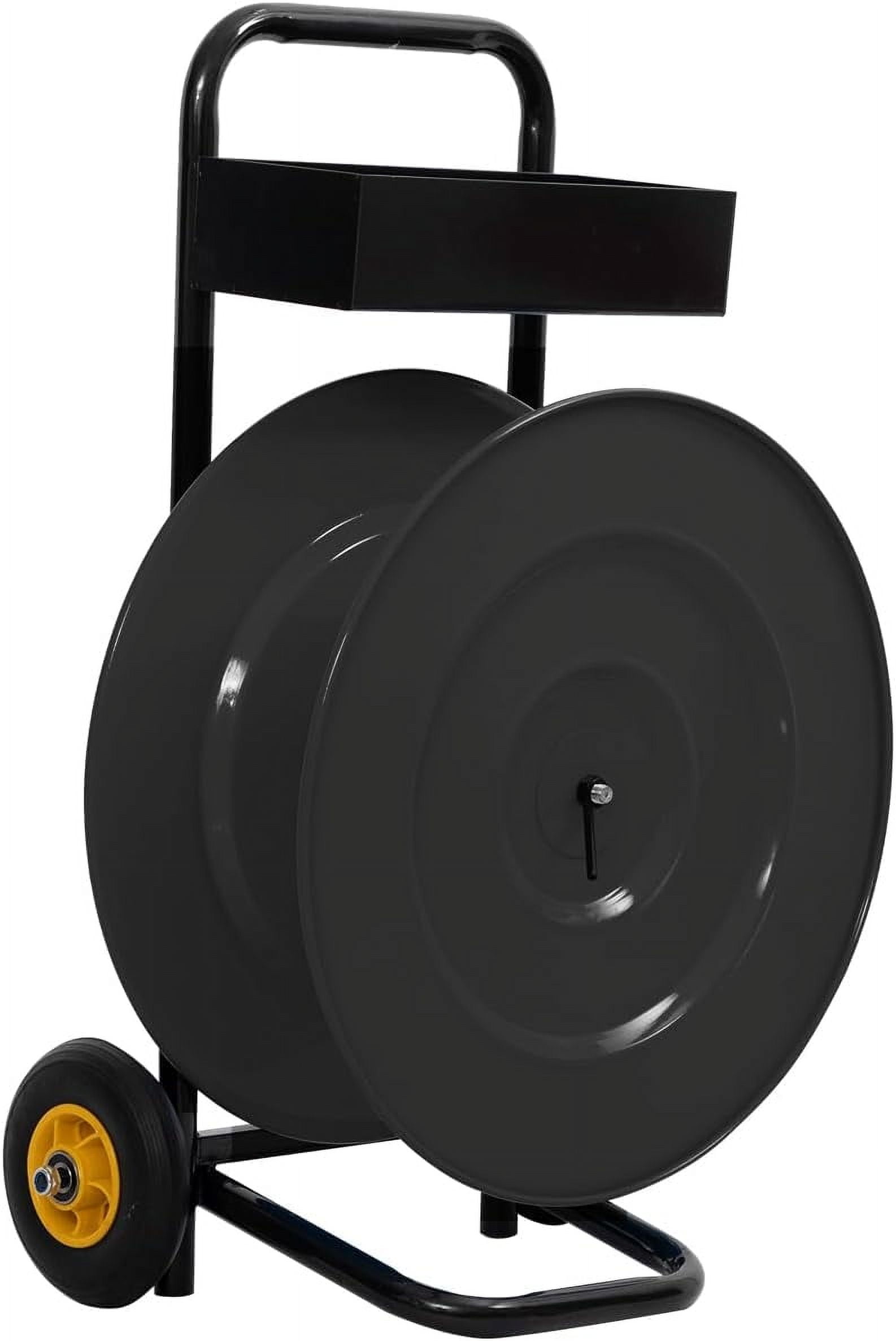 biosp Heavy Duty Strapping Cart Dispenser with Wheels, Portable ...
