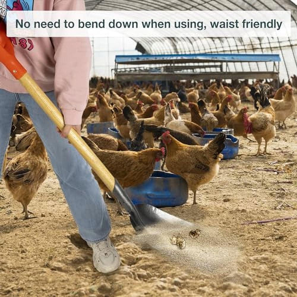 biosp Sifting Scoop Shovel Steel Sand Sifter Treasure Shovel Digger ...