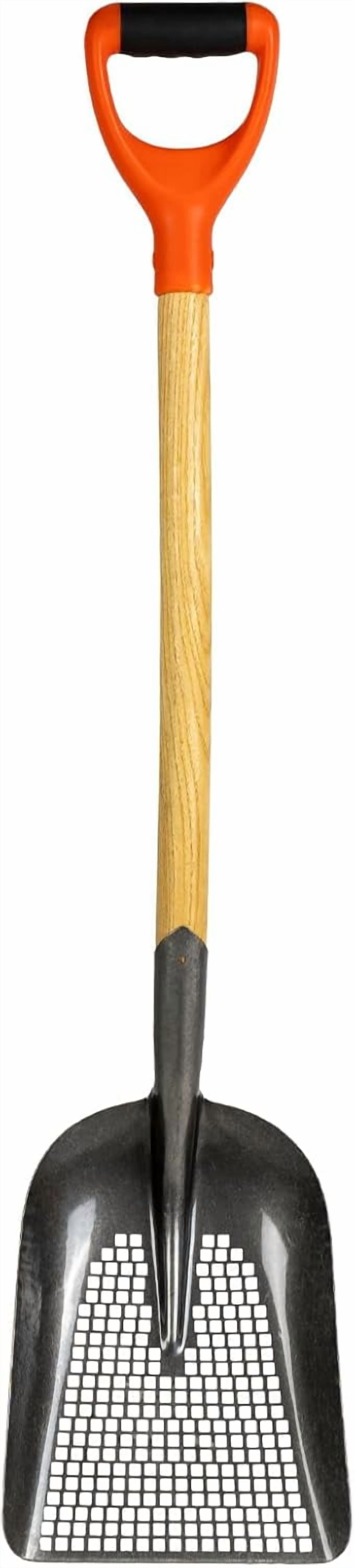 biosp Sifting Scoop Shovel Steel Sand Sifter Treasure Shovel Digger ...