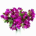 biparoz Pack of 8 Artificial Flowers Stems Silk Bougainvillea Branches ...
