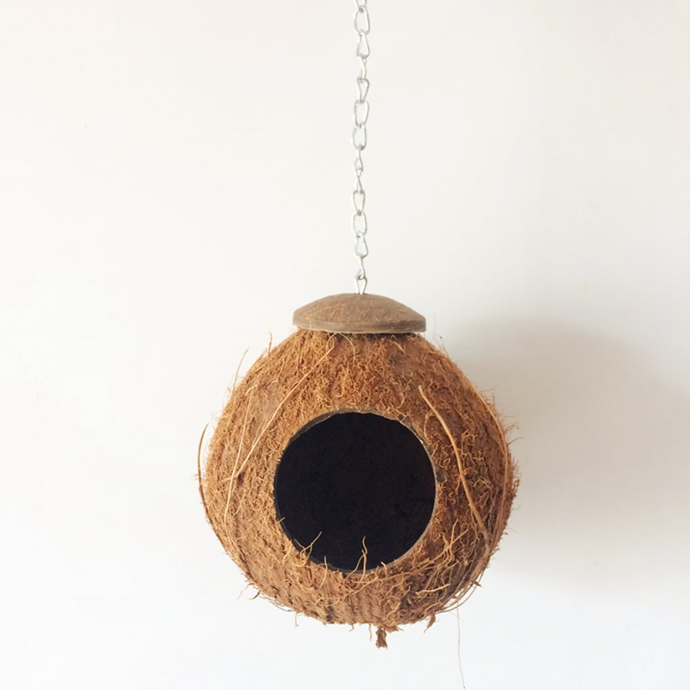 bird nest 1PC Small Birds Nest Coconut Shell Birds Nest No Polishing ...