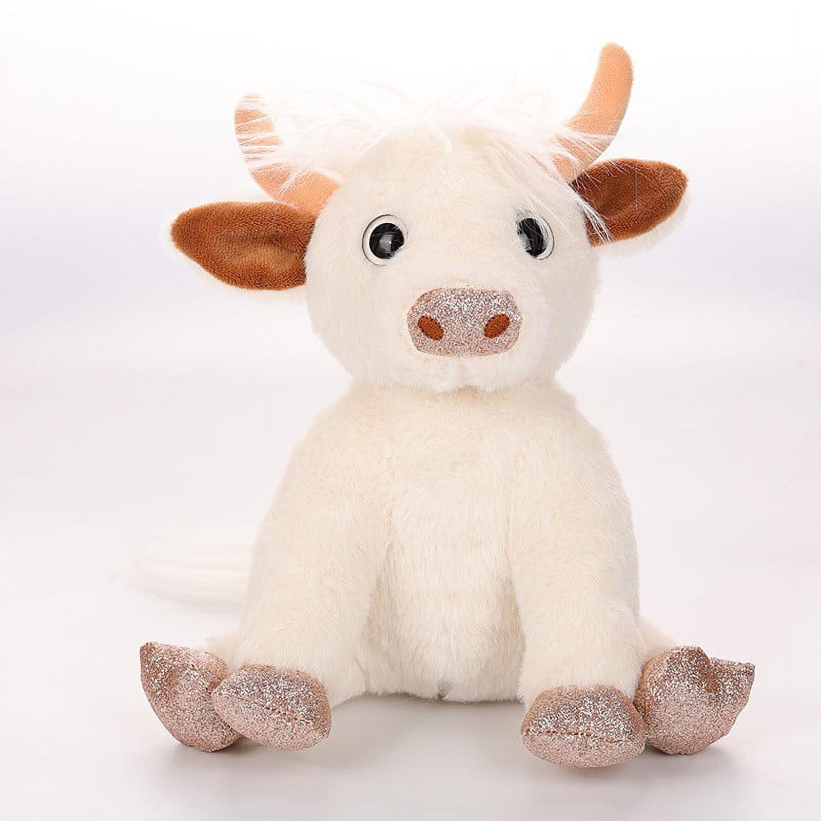 birthday Cute Soft Plush Toy Cattle Doll Yak Doll Cow Realistic Soft ...