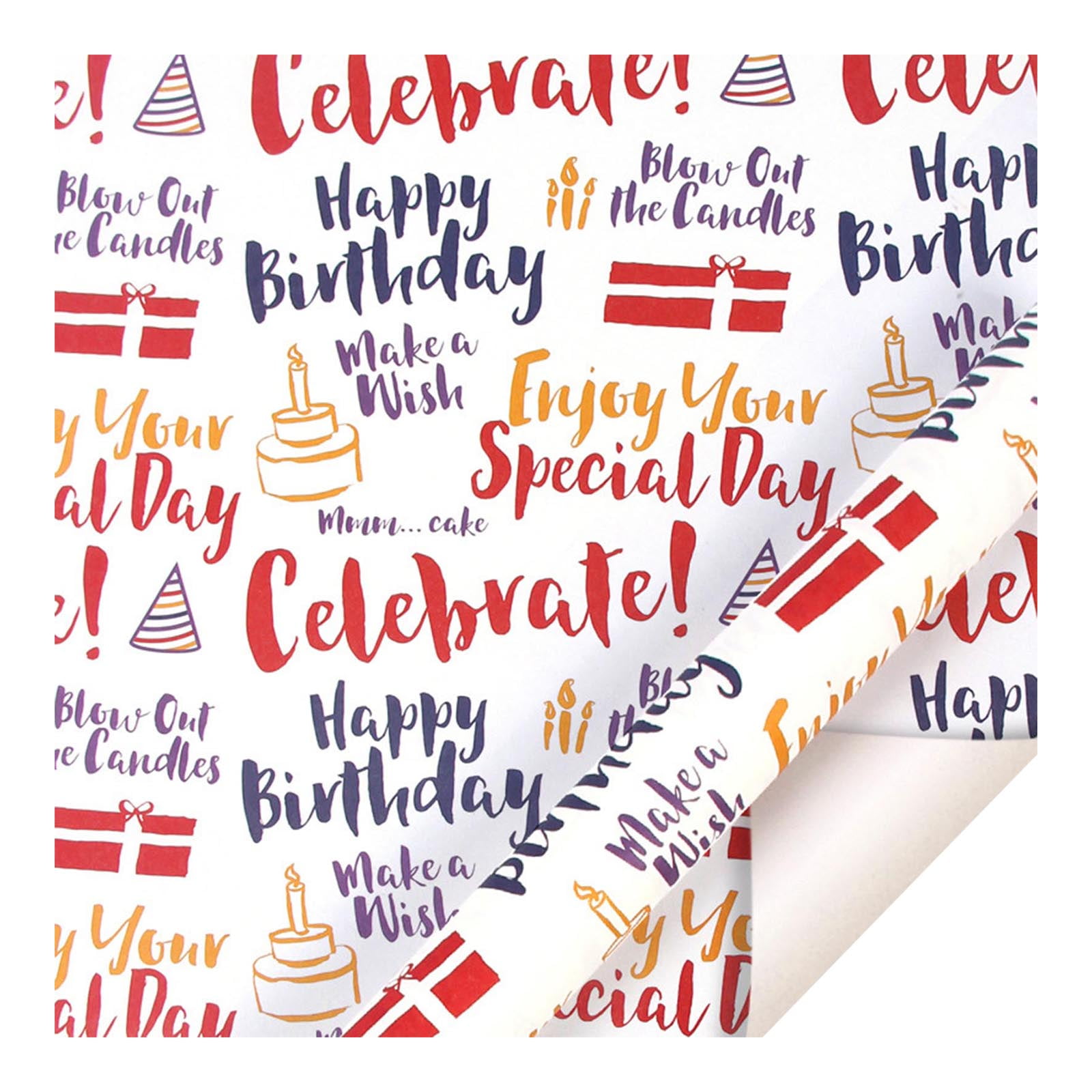 Easter Birthday Wrapping Paper Girls Gift Wrapping Paper Valentine'S ...