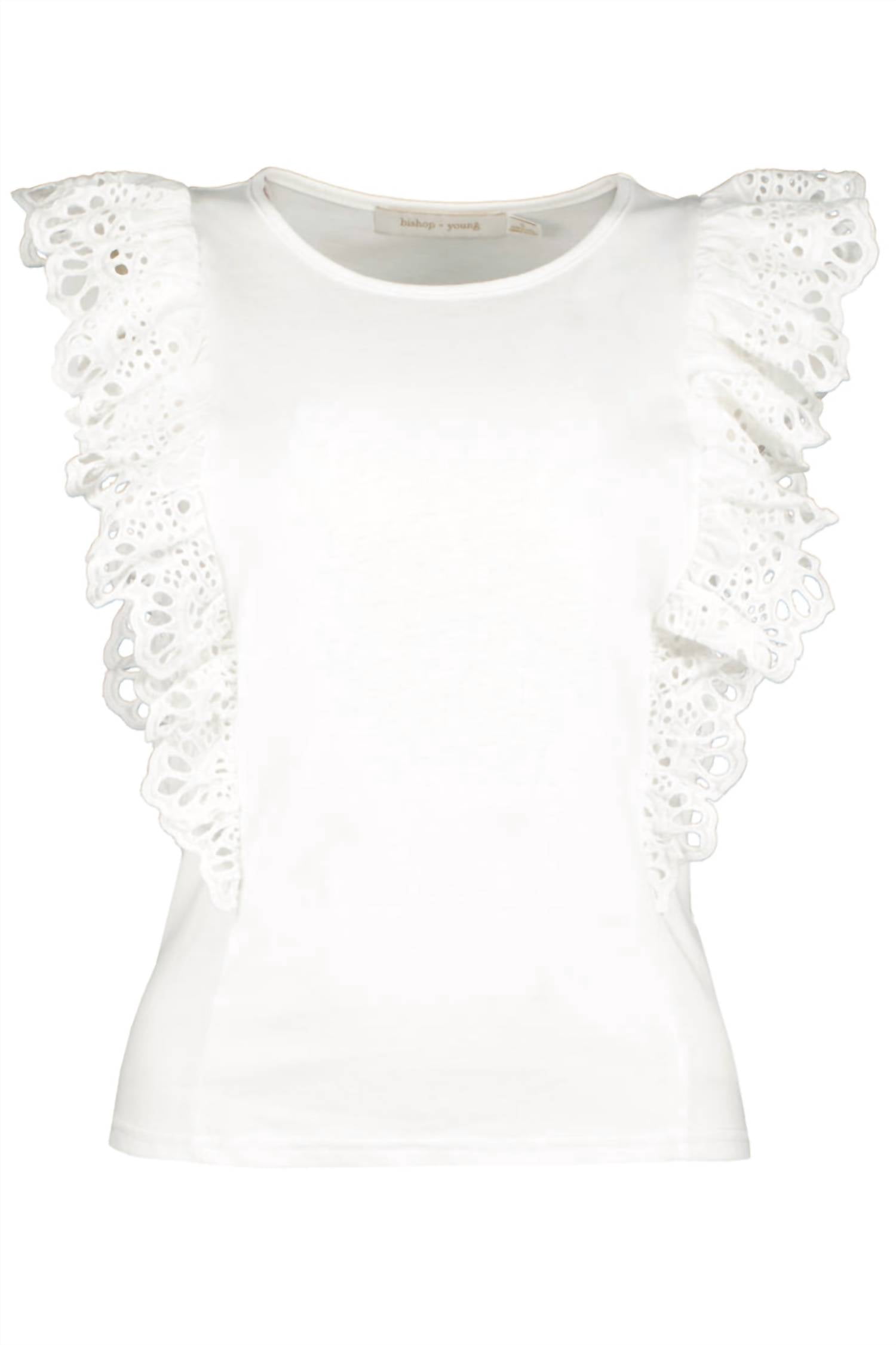bishop + young Bruna Eyelet Tee - Walmart.com