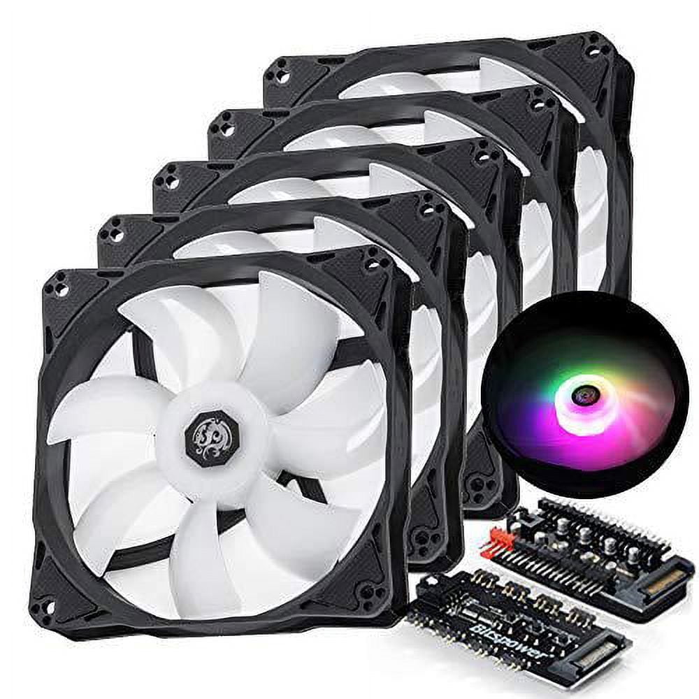 bitspower notos 120mm case fan, drgb computer fan pwm pc cooling fan ...