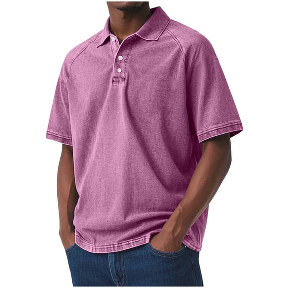 biudgviw Big and Tall Shirts for Men Vintage Casual Short Sleeve Button ...