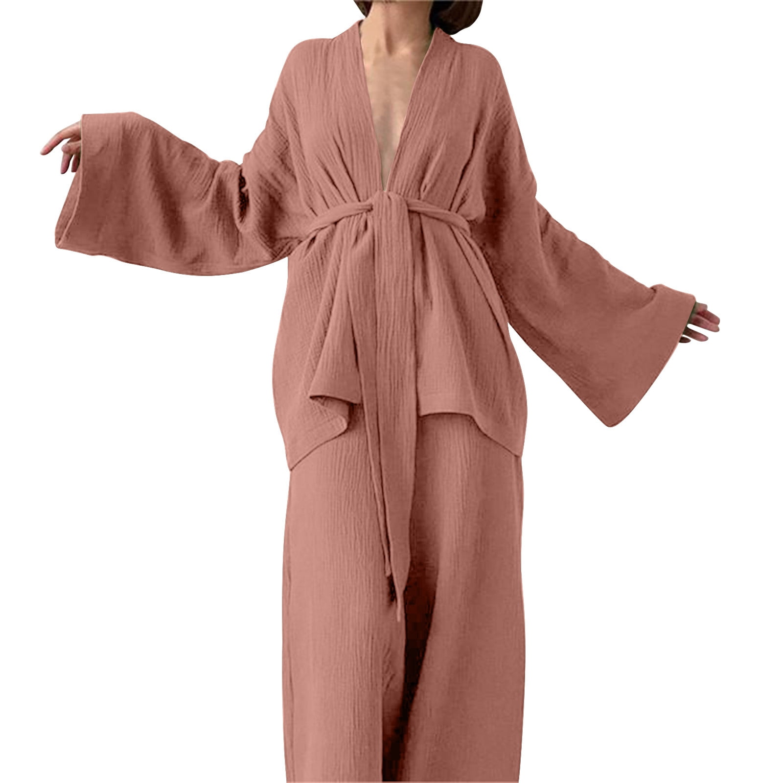 biudgviw Casual Outfits for Women Fashion Open Front Long Sleeve ...