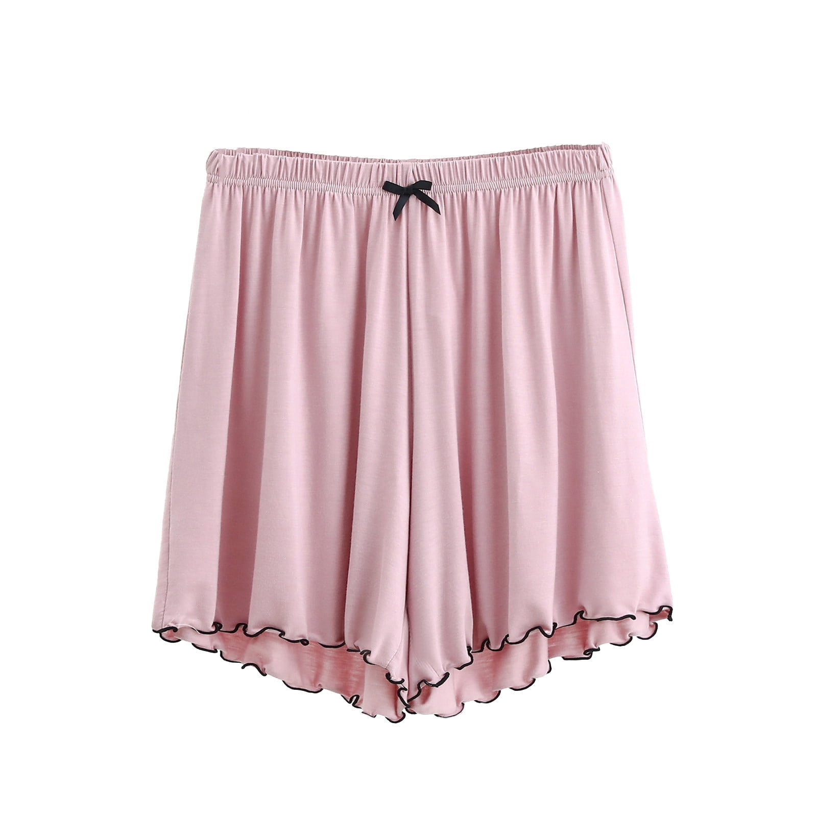 biudgviw Pajama Shorts for Women Ultra-Soft Modal Sleep Shorts Elastic ...