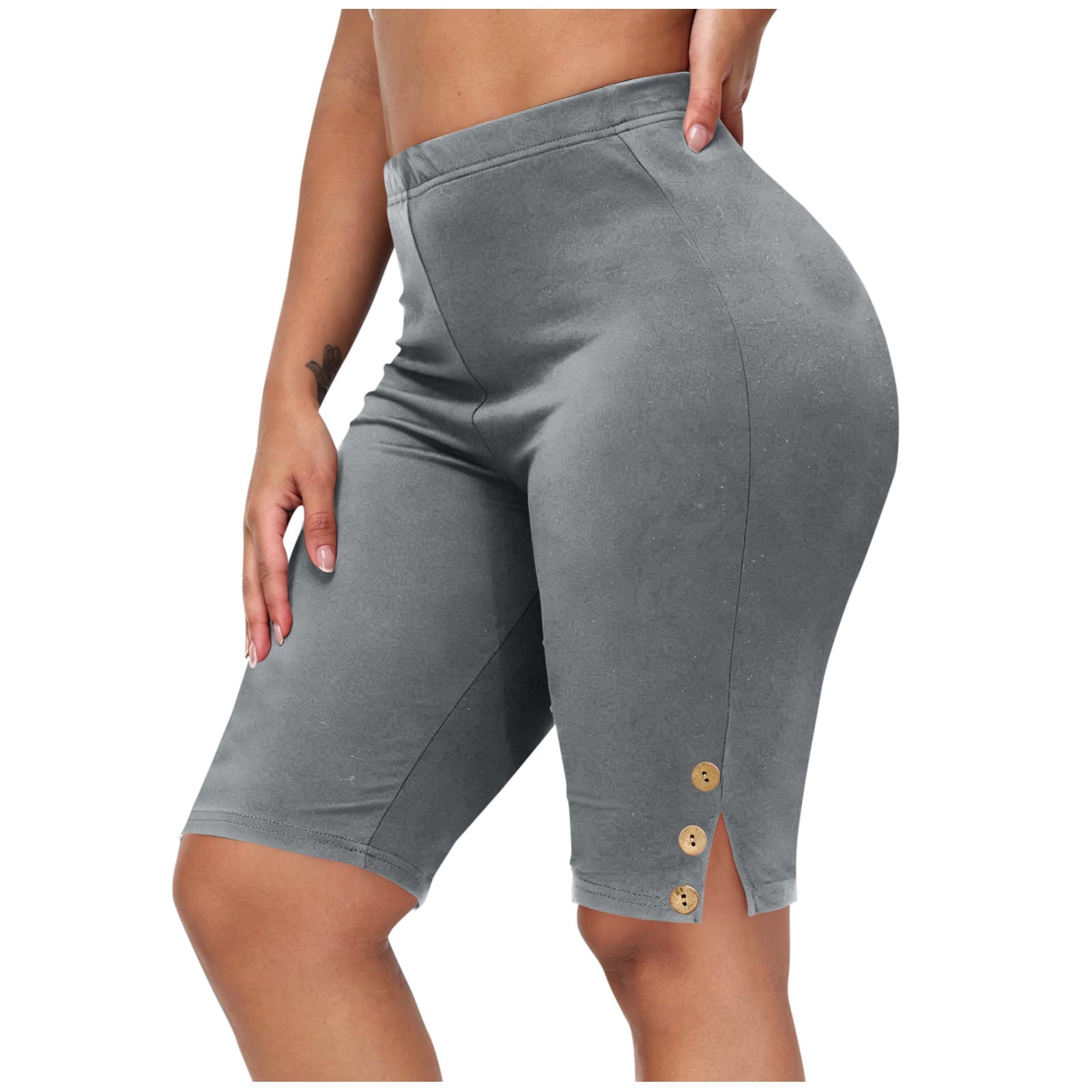biudgviw Plus Size Biker Shorts for Women Butt Lifting High Waisted ...