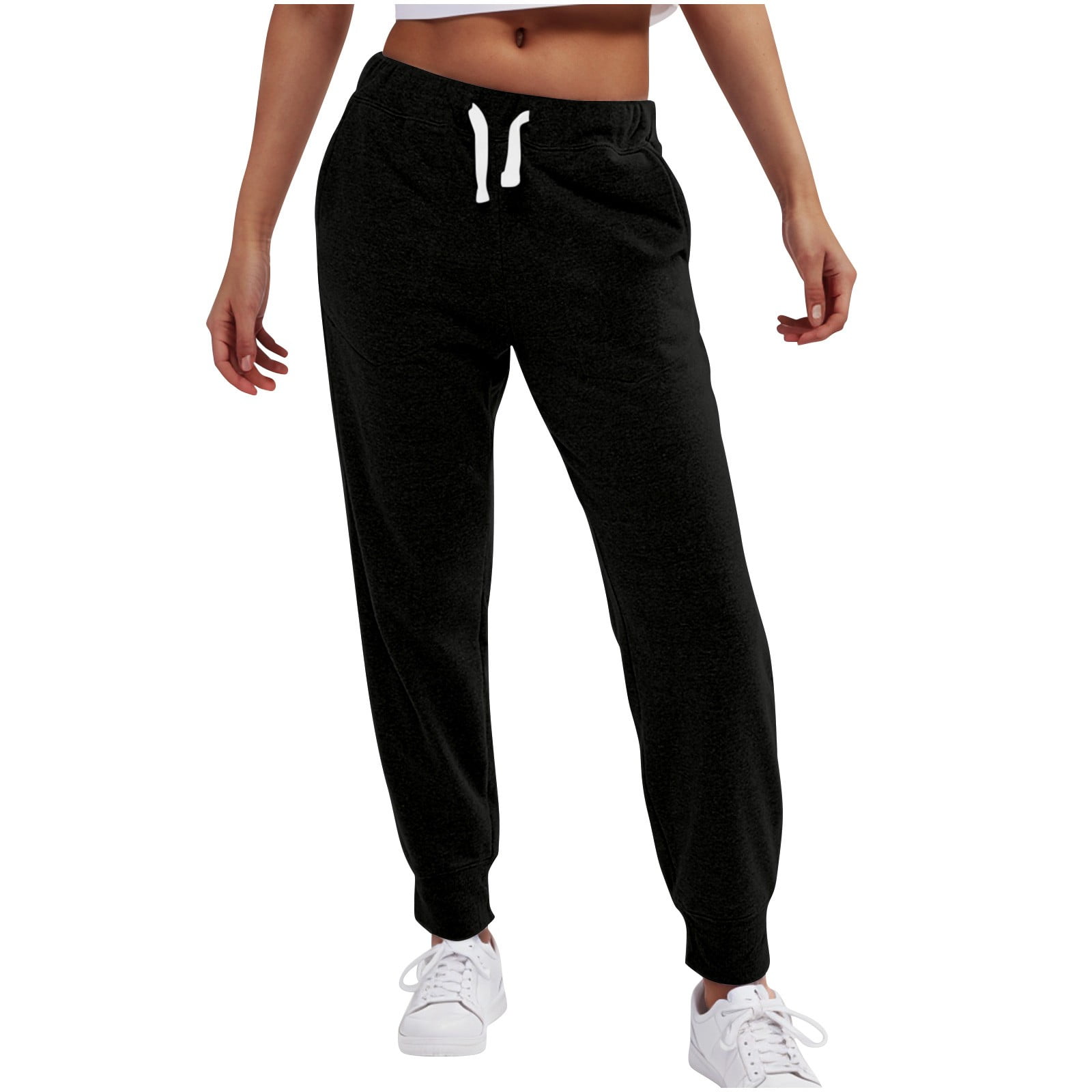 biudgviw Sweatpants for Women Low Elastic Waist Drawstring Pants ...
