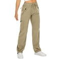 biudgviw Women's Hiking Cargo Pants Outdoor Casual Travel Golf Pants ...