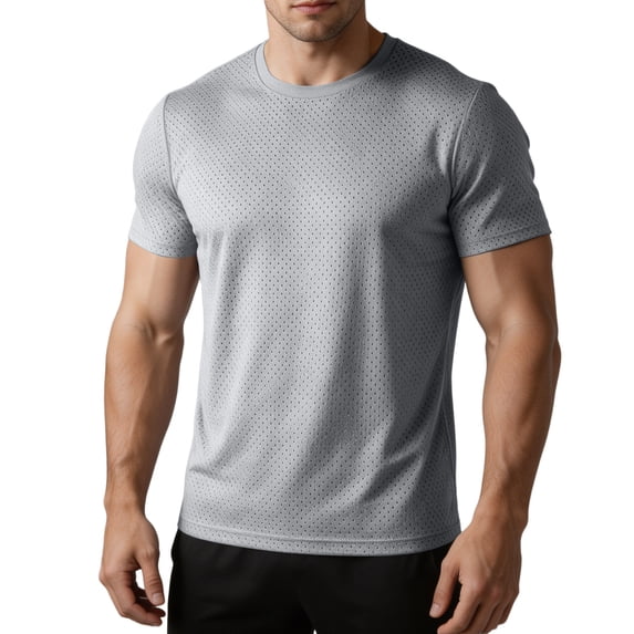 biudgviw Workout Shirts for Men Quick Dry Casual Athletic Moisture ...