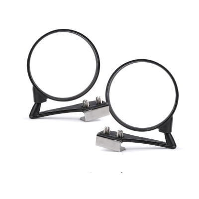 black 1 pair-2pcs/set car blind spot mirror Auto Side Convex mirrors ...