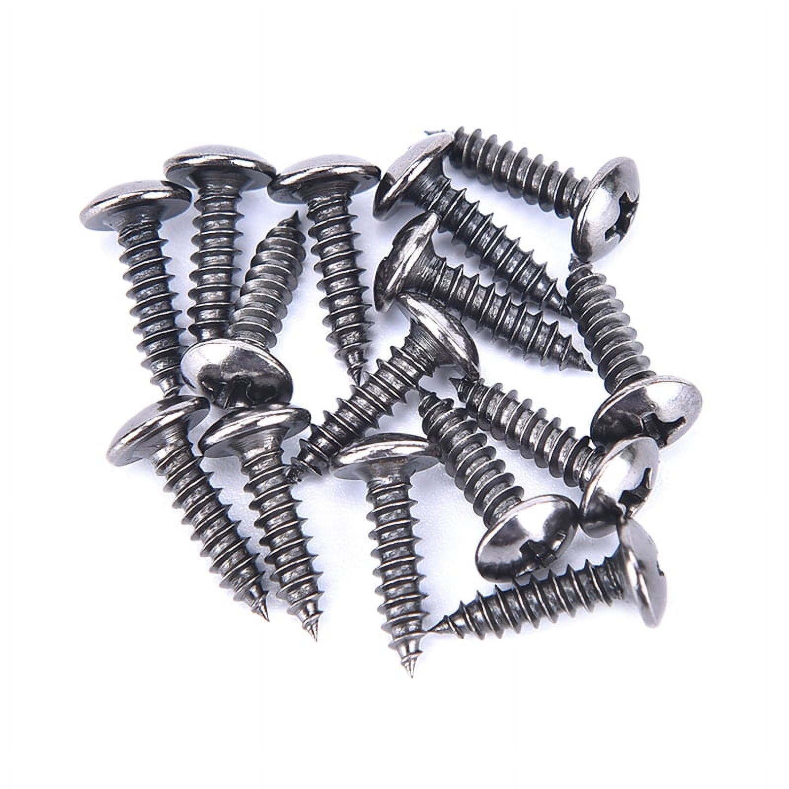 (black) 50PCS 3mm Electric Guitar Pickguard Screws For Pickguards ...