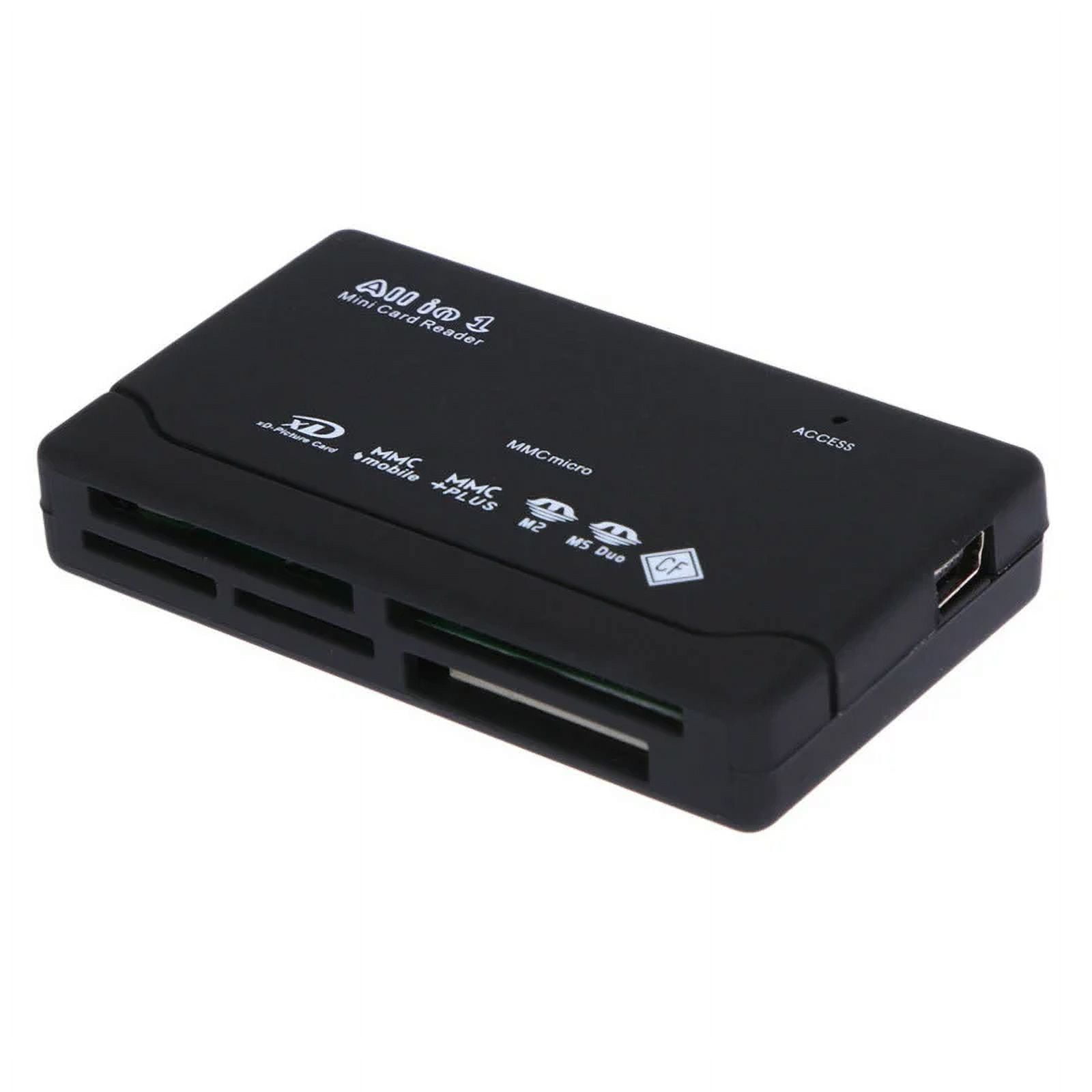 black All In One Card Reader USB 2.0 SD Card Reader Adapter Support TF ...