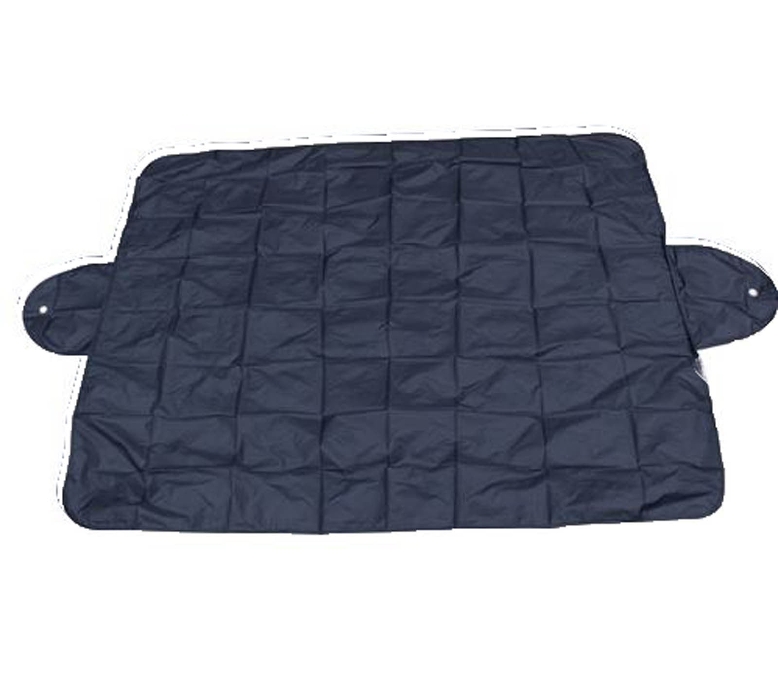 black All Weather Car Sunshade And Ice Cover Reversible Design Blocks ...