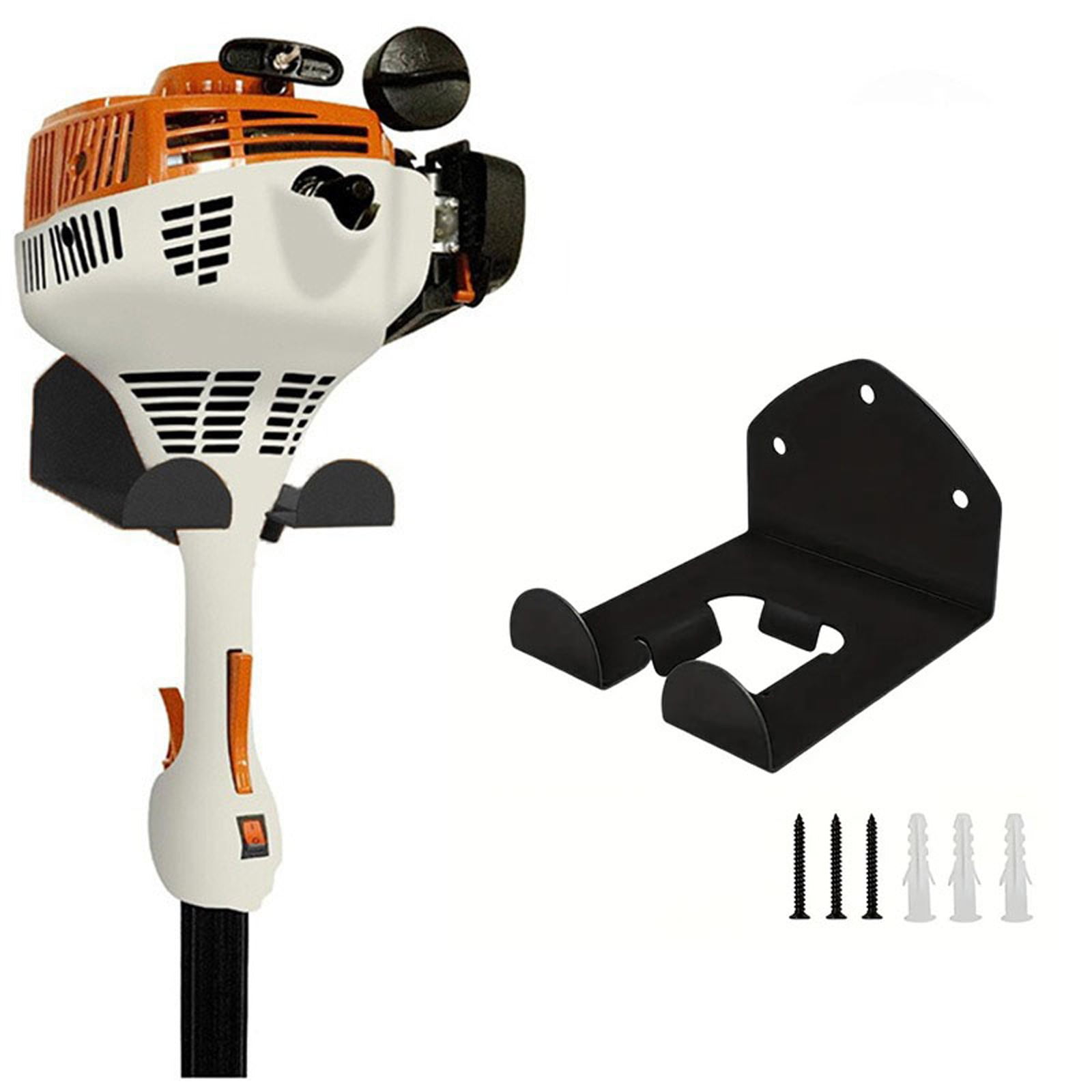 black Heavy Duty Mower Hanger Garden Tool Hook Wall Mounted Garage ...