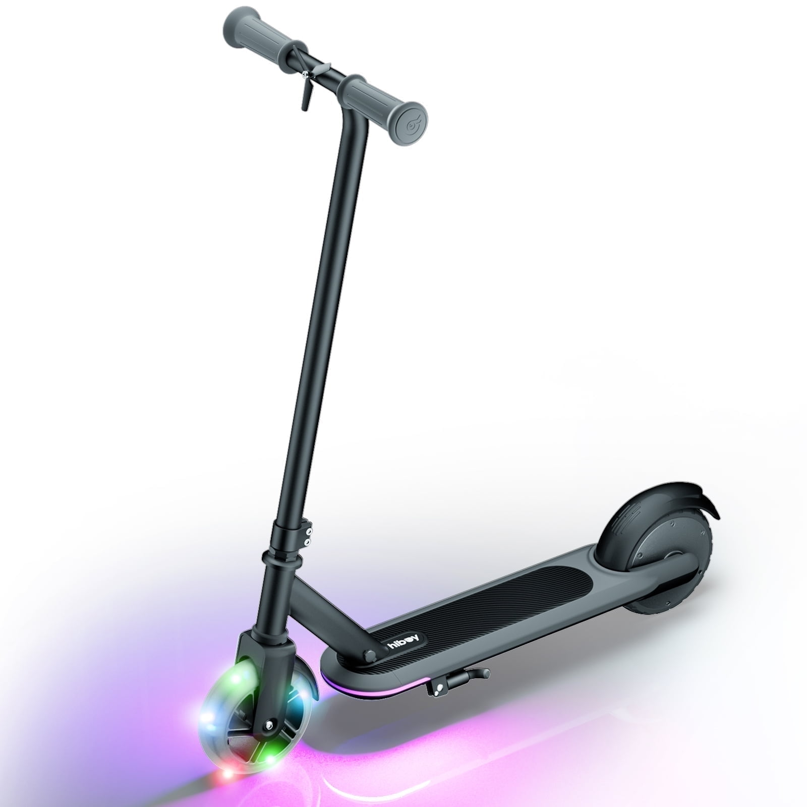 (black)Hiboy Electric Scooter for Kids Ages 4-8, 5MPH Max Speed, 6.2 Mile Range, 6" Solid Tires ...