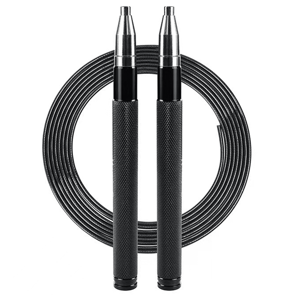 black Speed Jump Rope , Skipping Rope for Workout Fitness, Boxing ...