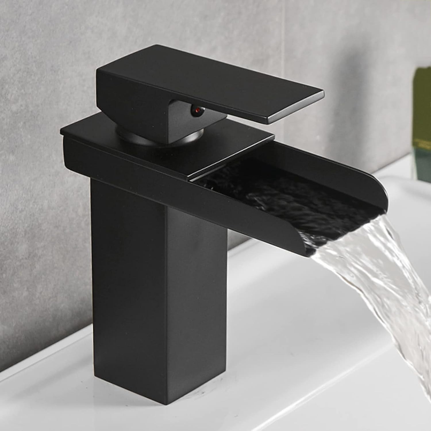 black bathroom faucet brass sink faucet bathroom 1 hole matte black ...