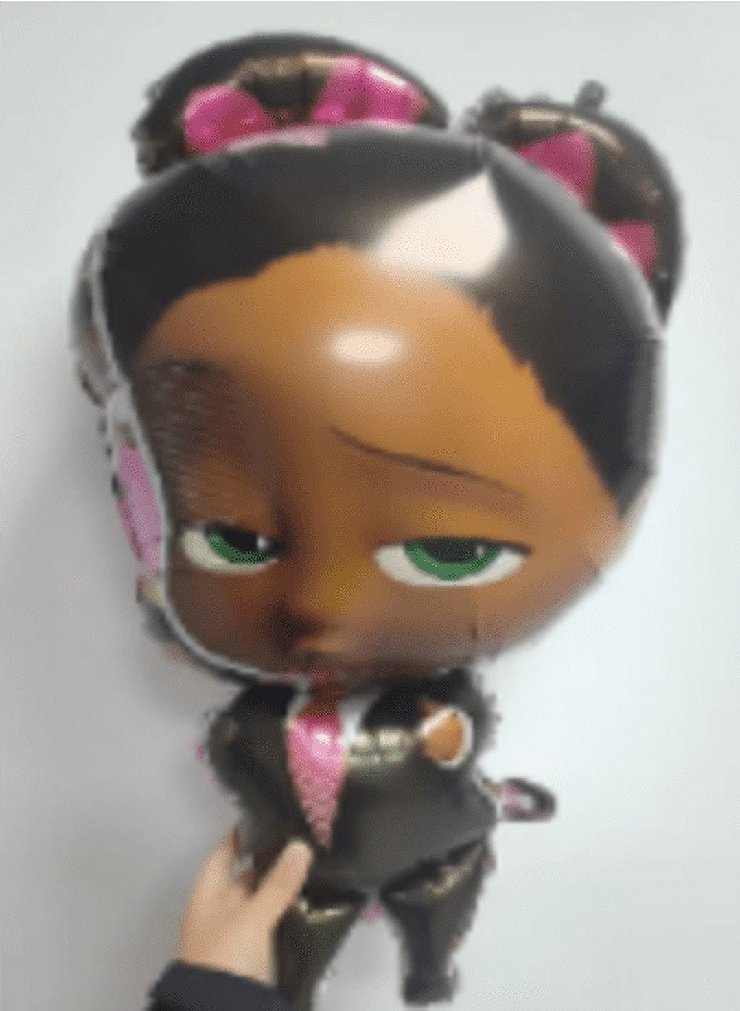 black bossy girl balloons for baby shower, birthday decor 22in bouquet ...