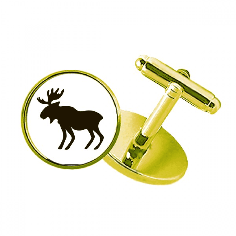black elk cute animal portrayal studded business metal cufflinks en ...