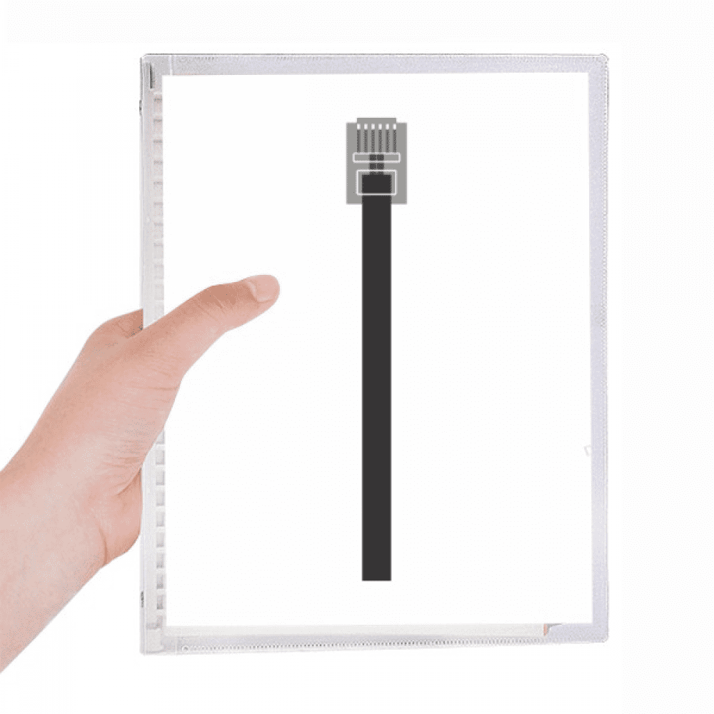 black internet cable usb plug pattern notebook loose diary refillable ...