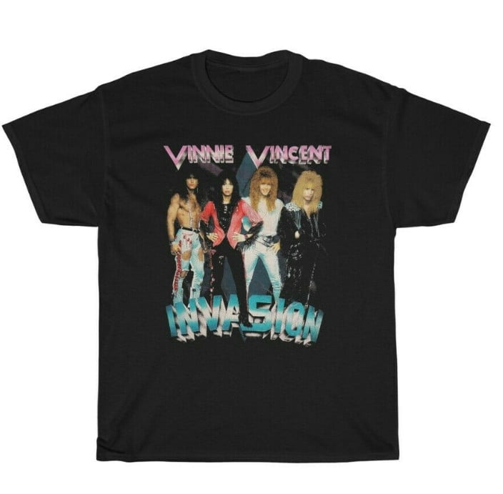 black, new, Vinnie Vincent shirt, 2025 tour shirt, new,GIFT for fan ...