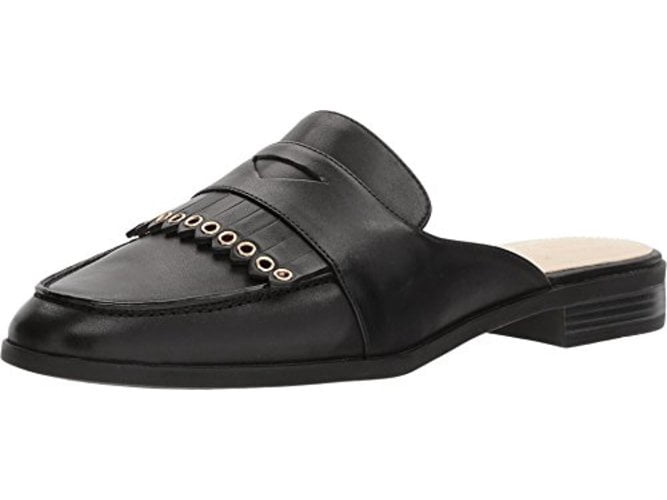 black pinch kiltie slides - Walmart.com