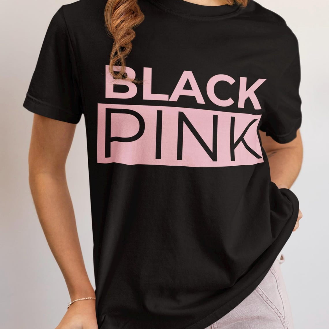 black! pink! Color Splash Tee, Unisex Soft Cotton Aesthetic - Walmart.com