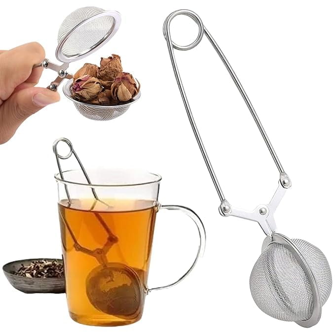 black sparrow Stainless Steel Mesh Style Easy Leaves Green Tea Filter ...