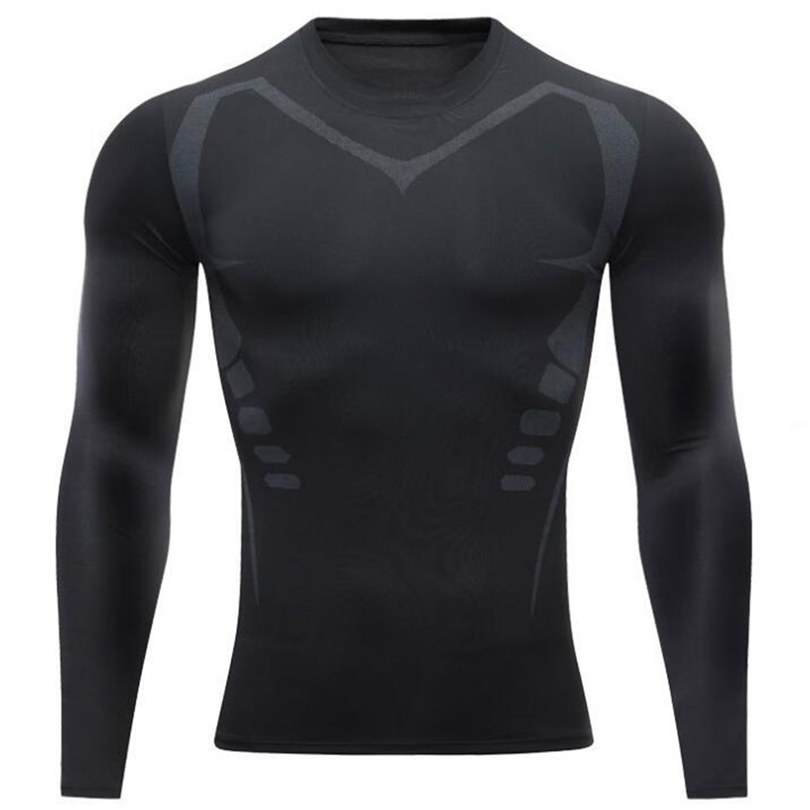 black tshirts shirts for men men compression shirts men long sleeve ...