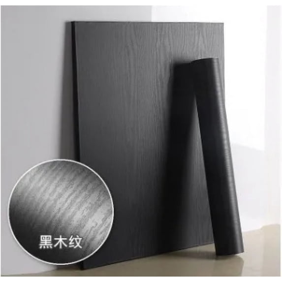 black wood matt furniture stickers boeing film pvc adhesive paper back ...