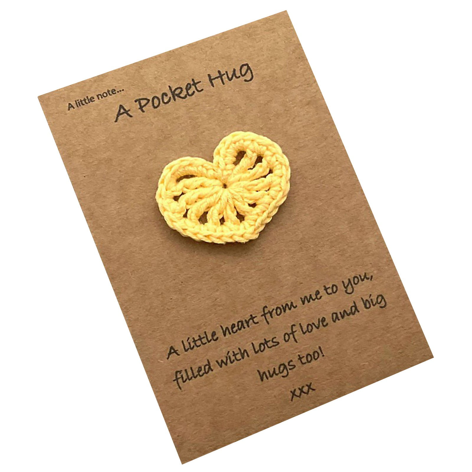 blank cards and envelopes Greeting Card Pocket Hug Heart Gift Pocket ...