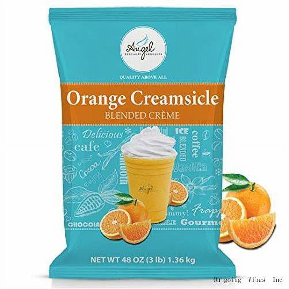 , blended smoothie, frappe powder mix, orange creamsicle [3 lb] [34 ...